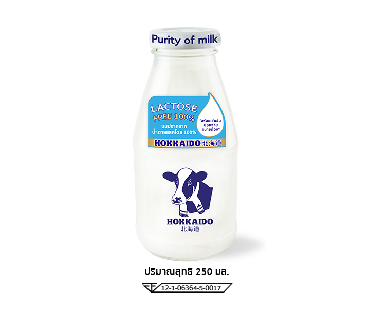 ผลิตภัณฑ์นมพาสเจอร์ไรส์ปราศจากน้ำตาลแลคโตส ตราฮอกไกโด โมริโมโตะ ...